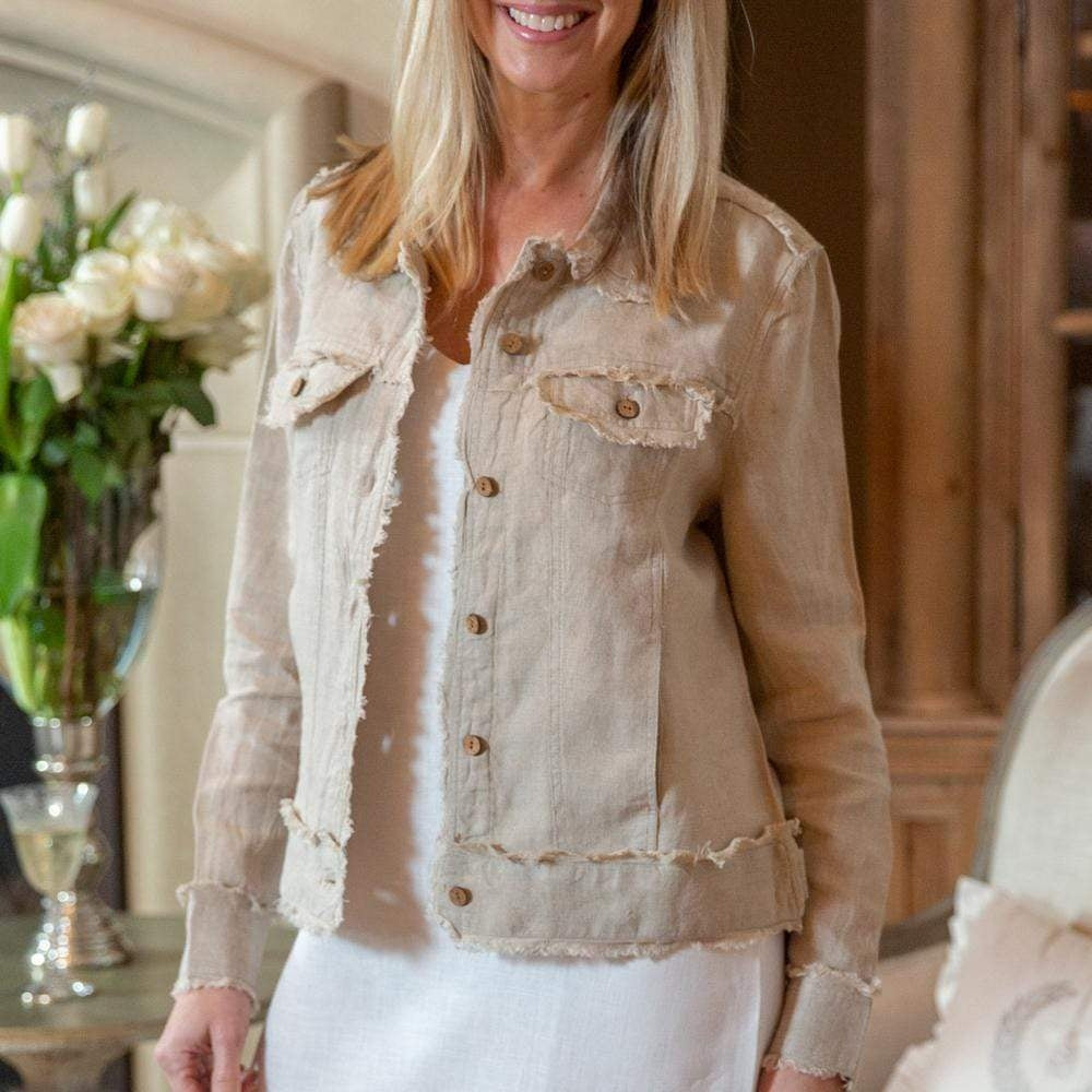 Jessie Linen Jacket – T is for Table